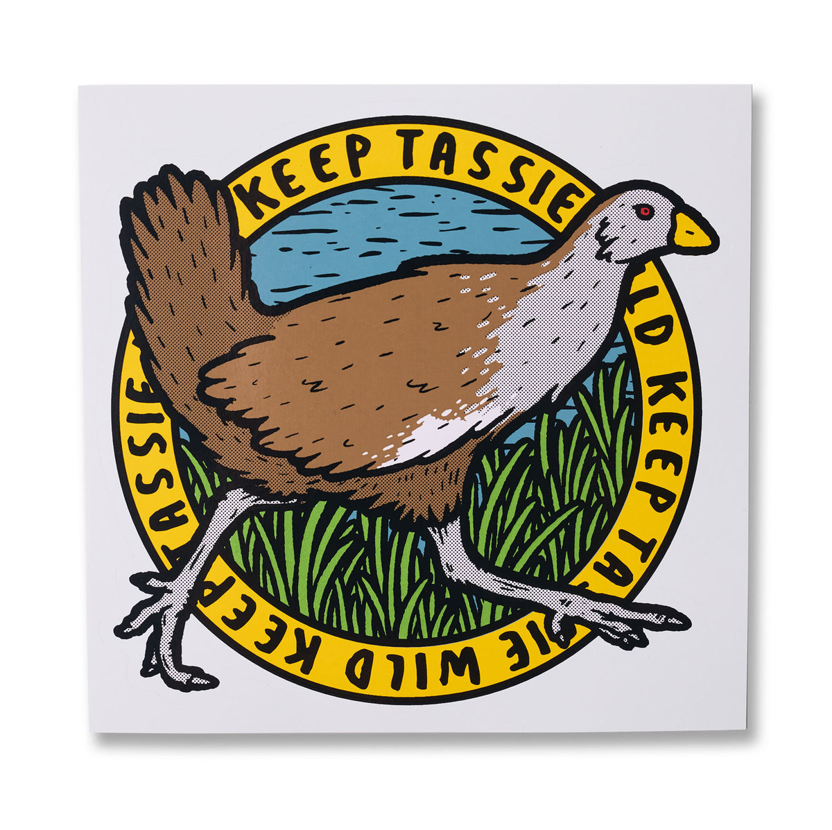 Turbo Chook Bumper Sticker – Keep Tassie Wild